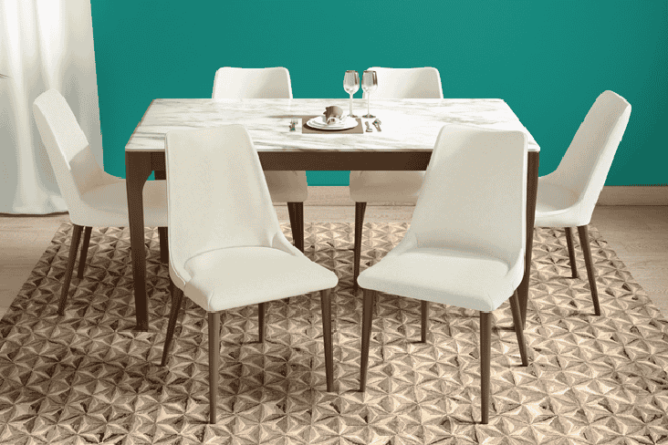 Godrej dining table marble top store